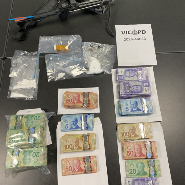 Police bust nets $100K cash drugs and weapons in Victoria neighbourhood