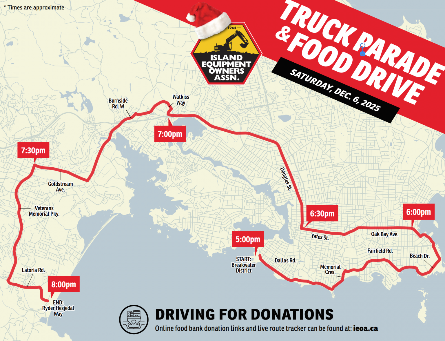 Rolling Road Closures, CCTV Advisory For The Annual Christmas Truck ...